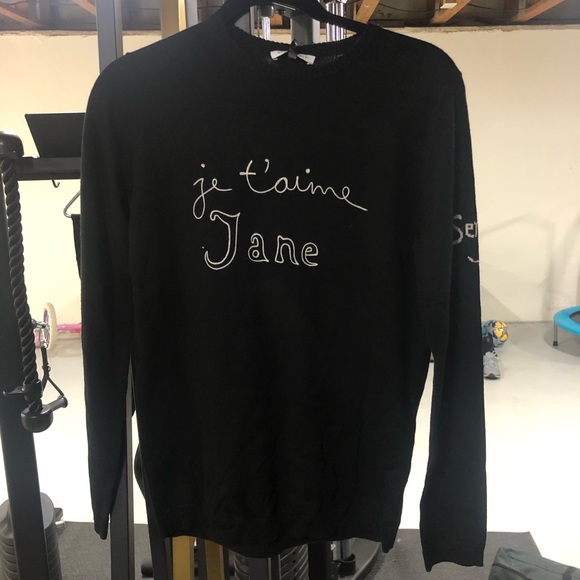 Bella Freud | Sweaters | Bella Freud Sweater New Bfcl0jm03black | Poshmark